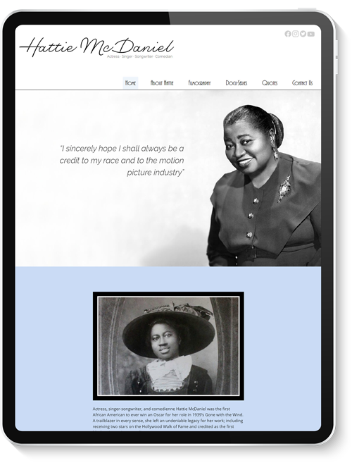 Hattie McDaniel | One Creative Developer