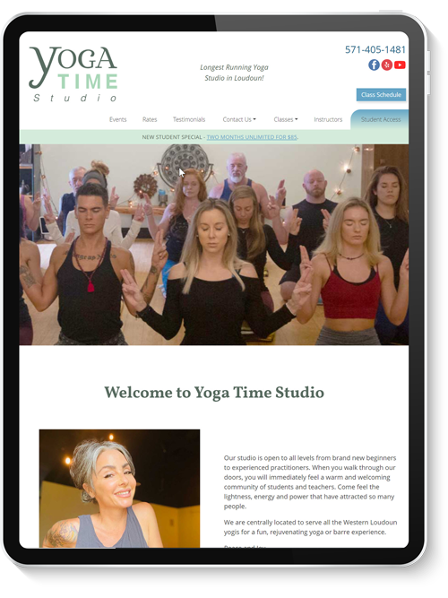 Yoga Time Studio | One Creative Developer