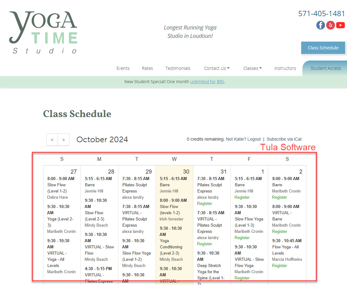 Yoga Time Studio | One Creative Developer